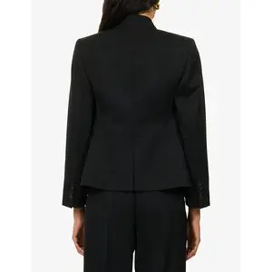 Givenchy Tailored Reverse-lapel Wool Jacket