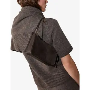 Whistles Knot Suede Shoulder Bag