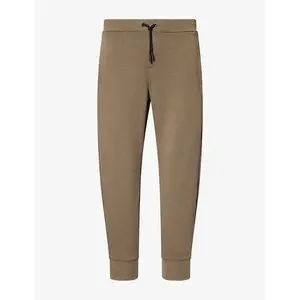 On Focus Tech Straight-leg Cott-jersey Jogging Bottoms - Bark