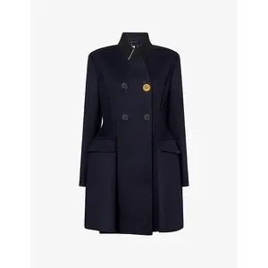 Givenchy Double-breasted Pinched Wool-cashmere Blend Coat