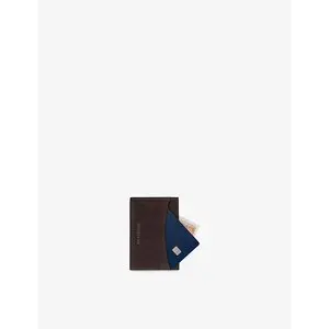 Whistles Brand-debossed Suede Card Holder