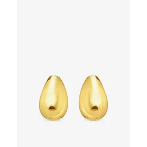 THOMAS SABO Rounded 18ct Gold-plated Sterling Silver Stud Earrings