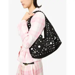VIVIENNE WESTWOOD Ellie Suede Shoulder Bag