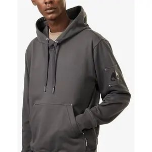 Moose Knuckles Hartsfield Logo-plaque Cotton Hoody