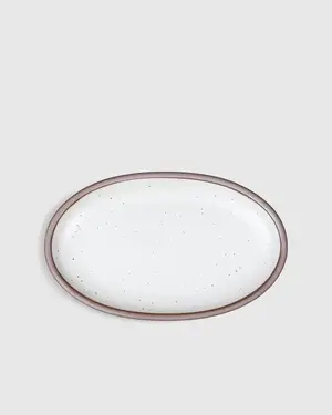 Quince Medium Oval Serving Platter East Fork - Eggshell