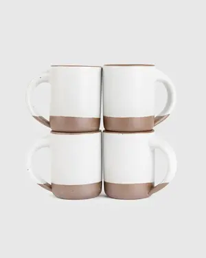 Quince East Fork The Mug, Set Of 4 Eggshell
