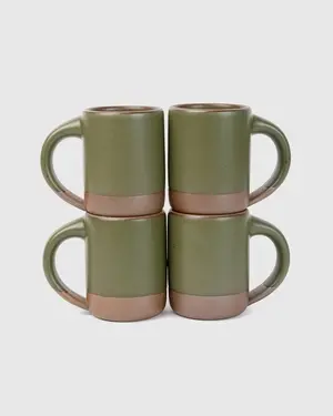 Quince East Fork The Mug, Set Of 4 Longleaf