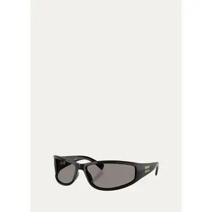 Miu Miu 69mm Wraparound Sunglasses