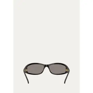 Miu Miu 69mm Wraparound Sunglasses
