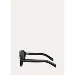 Prada 57mm Pilot Sunglasses