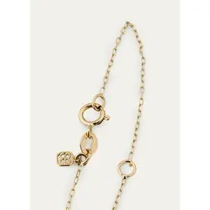 SYDNEY EVAN 14k Yellow Gold Diamond Cocktail Short Bar Necklace