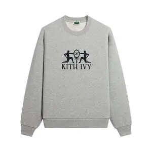 Kith Ivy Emblem Vintage Crewneck 'cool Heather - Grey