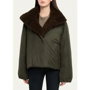 Vince Faux-fur-lined Puffer Coat