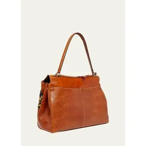 Balenciaga Rodeo Multi-patch Leather Top-handle Bag
