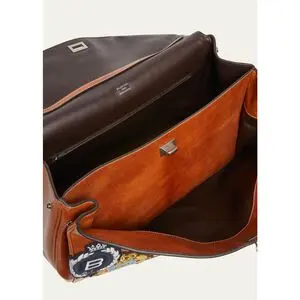 Balenciaga Rodeo Multi-patch Leather Top-handle Bag