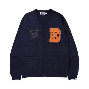 A BATHING APE Sweat Cardigan 'navy - Blue