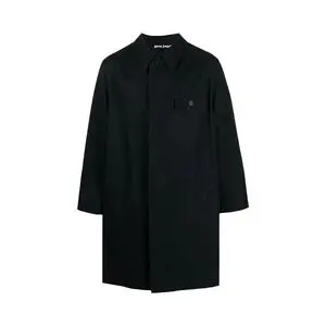 Palm Angels Light Weight Logo Coat 'black/white - Multicolor