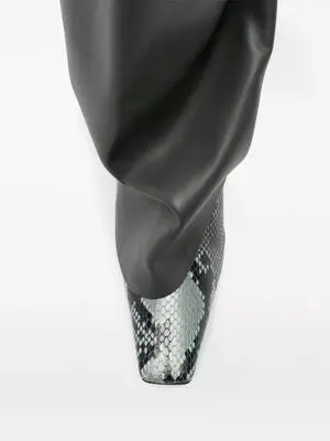 Attico Robin Snakeskin-effect Boots