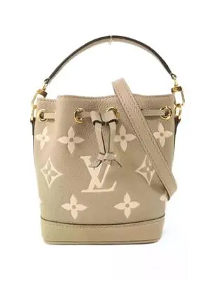 LOUIS VUITTON Nano Monogram Empreinte Noe Bucket Bag