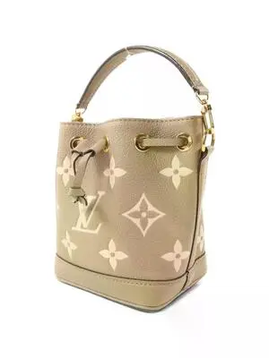 LOUIS VUITTON Nano Monogram Empreinte Noe Bucket Bag