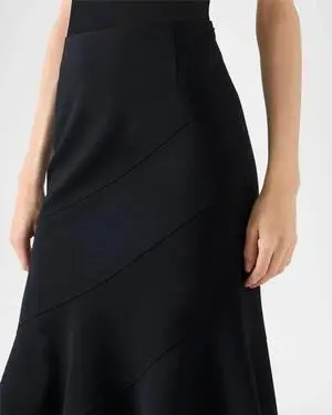 Akris Knee-length A-line Skirt - Black