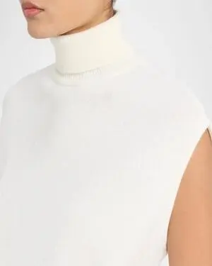 Alaïa Asymmetrical Cutout Wool Dress - Blanc