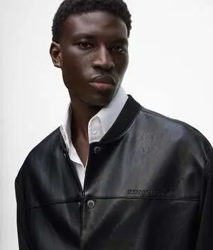 Karl Lagerfeld Varsity Bomber Sweatshirt