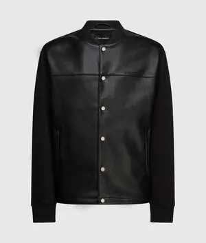Karl Lagerfeld Varsity Bomber Sweatshirt