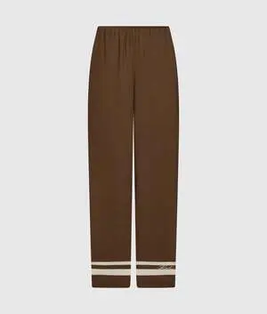 Karl Lagerfeld Signature Contrast Trim Pants