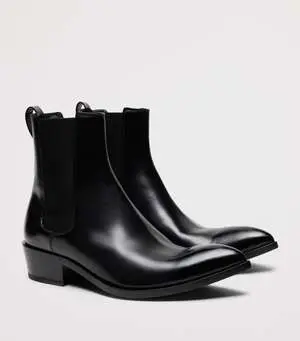 TOM FORD Leather Formal Chelsea Boots