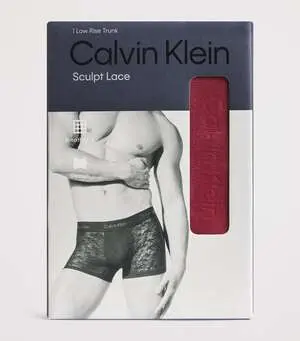 Calvin Klein Low-rise Sculpt Lace Trunks