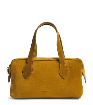 JOSEPH Mini Suede Loaf Top-handle Bag
