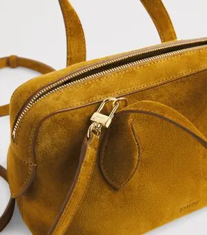 JOSEPH Mini Suede Loaf Top-handle Bag