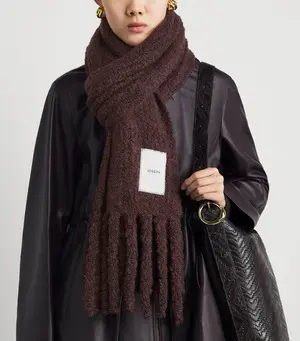 JOSEPH Bouclé Knit Scarf