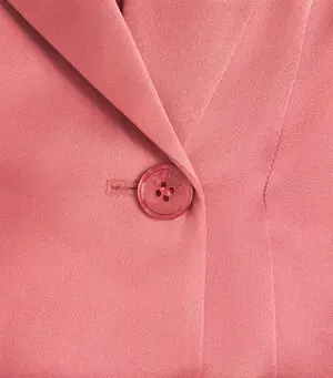 JOSEPH Silk Satin Archer Jacket