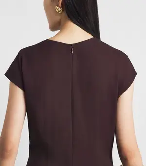 JOSEPH Crepe Taipan Maxi Dress