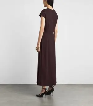 JOSEPH Crepe Taipan Maxi Dress