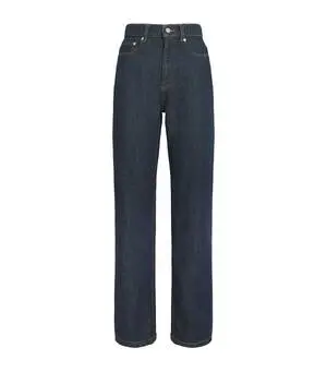 JOSEPH Chams Mid-rise Straight Jeans - Blue
