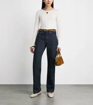 JOSEPH Chams Mid-rise Straight Jeans