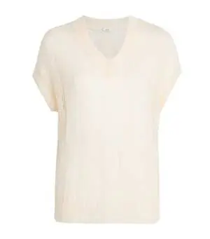 JOSEPH Mohair-silk Voile Mar Sweater - White
