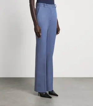 JOSEPH Stretch-gabardine Tafira Flared Trousers