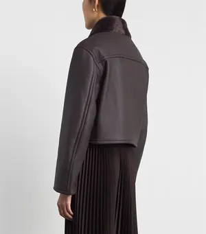 JOSEPH Leather-shearling Liri Jacket