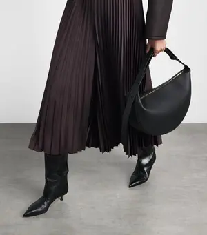 JOSEPH Knit Weave Plissé Ella Culottes