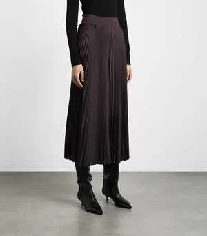 JOSEPH Knit Weave Plissé Ella Culottes