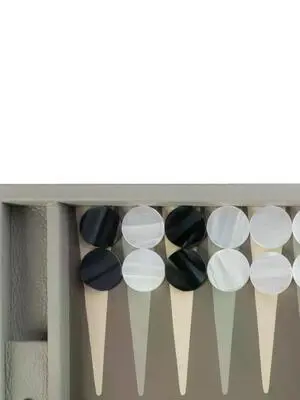 HECTOR SAXE Medium Baptiste Grained Leather Backgammon