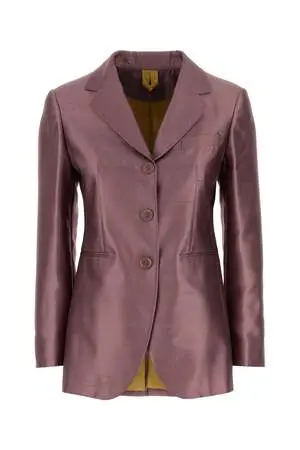 Max Mara Tailored Silk-blend Blazer - Malva
