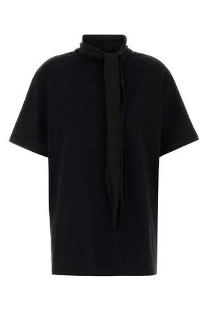 Carven Cotton Oversize T-shirt For - Black