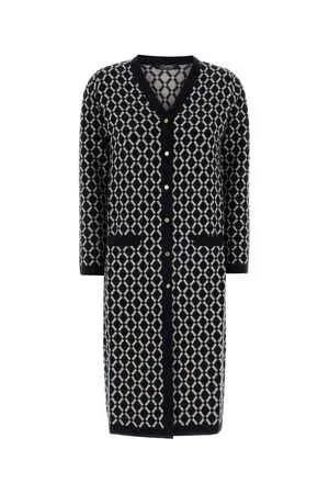 WEEKEND MAXMARA Embroidered Wool Cardigan With Detail