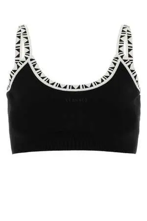 Versace Viscose Blend Mini Crop-top