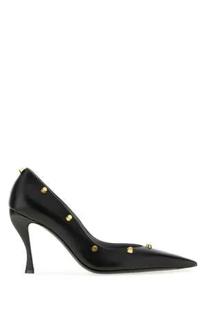 Balenciaga Leather Midnight City 95 Pumps - Black